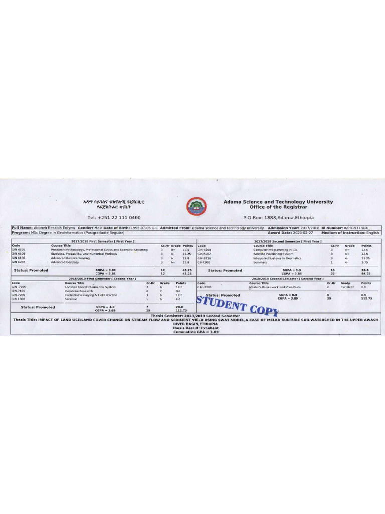 Msc Student Copy (1) | PDF