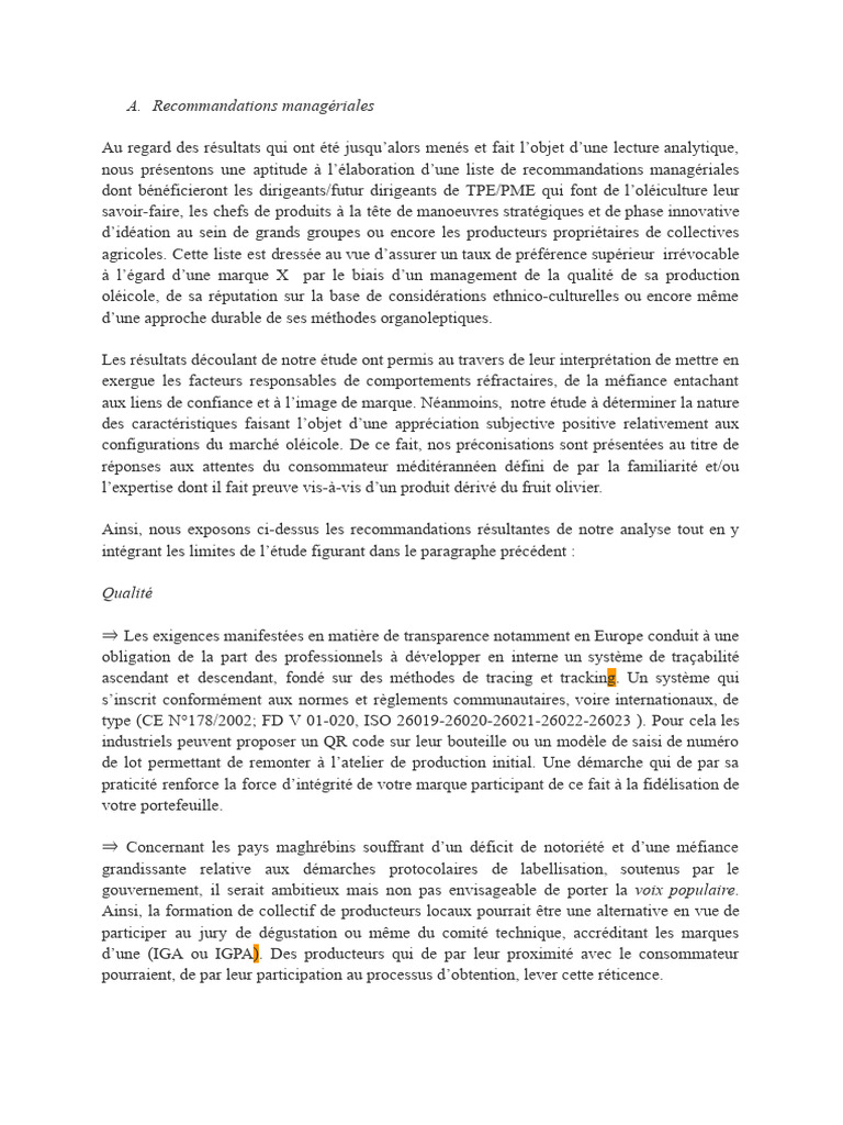 Recommandation S | PDF