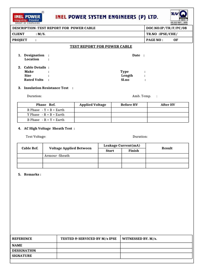 08-Power Cable | PDF