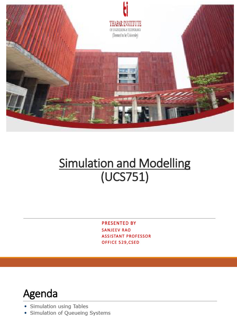Slide 3a Simulation of Queueing Systems and Examples | PDF