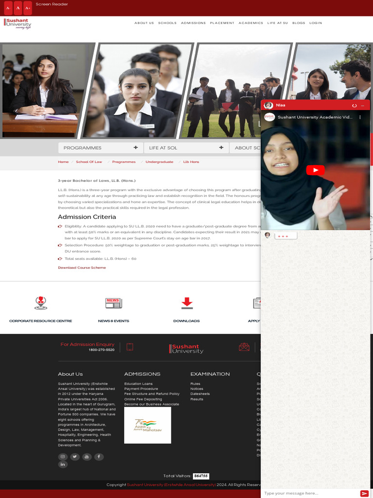 Best Colleges For LLM in Delhi NCR: Sushant University | PDF | Vocational Education | Academic ...