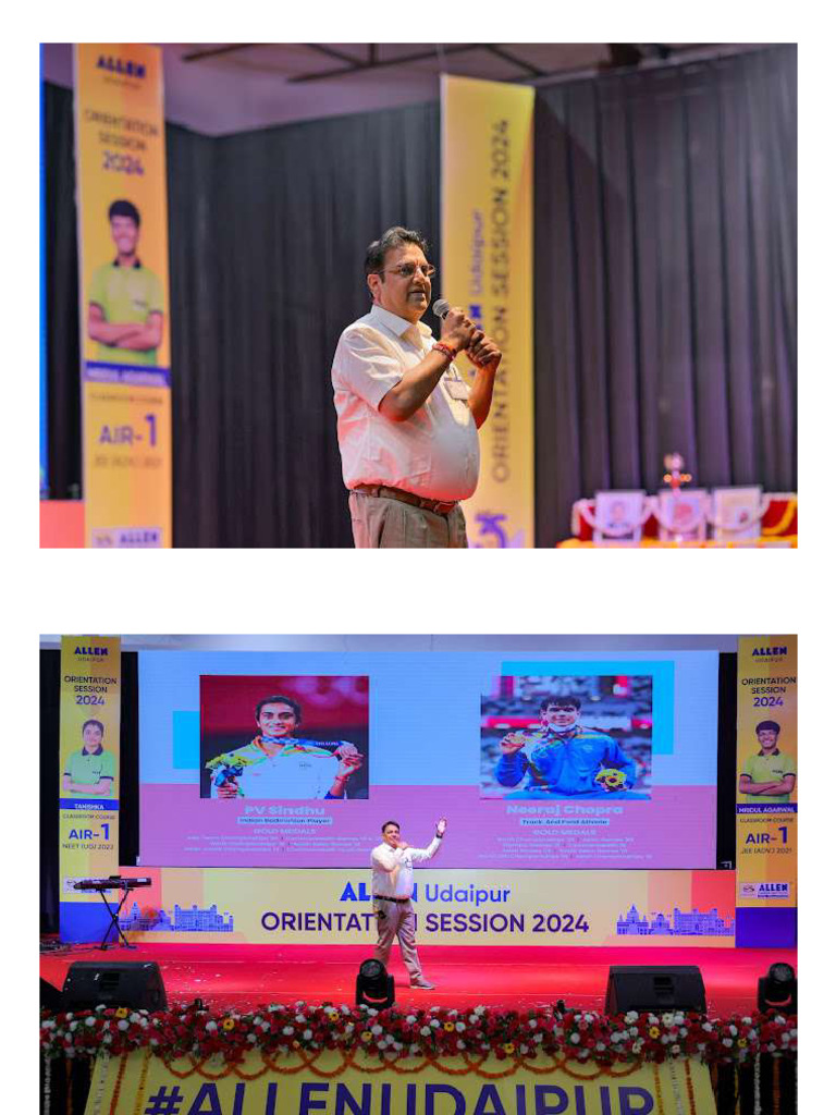 Allen Udaipur Orientation Programme Photos | PDF