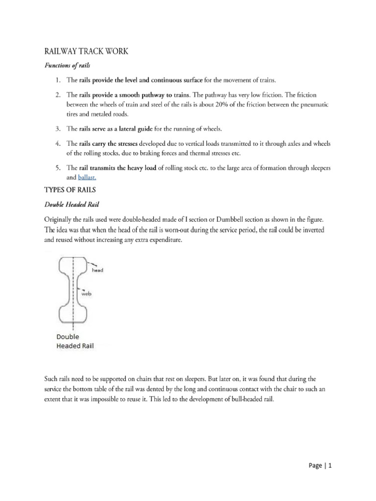 Railway Track Work | PDF