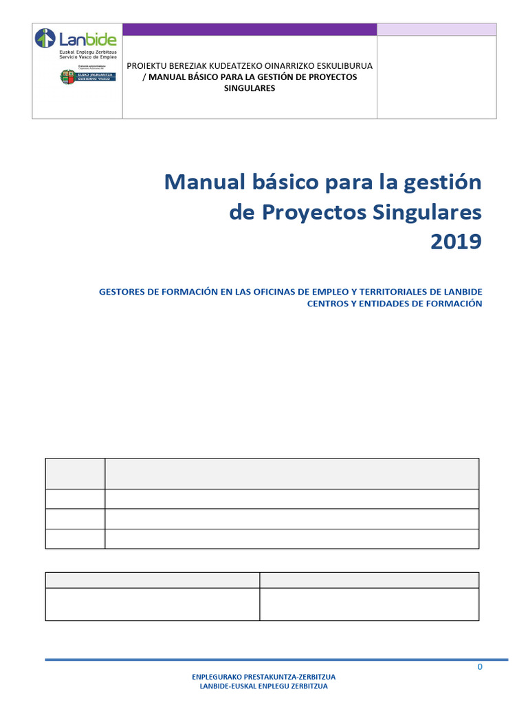 ESK ENP 004 Manual Gestion Proyectos Singulares | PDF