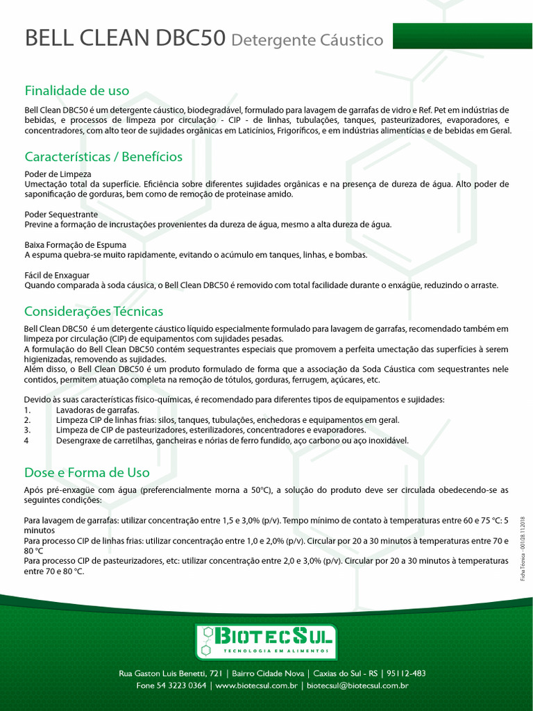 Bell Clean DBC 50 | PDF