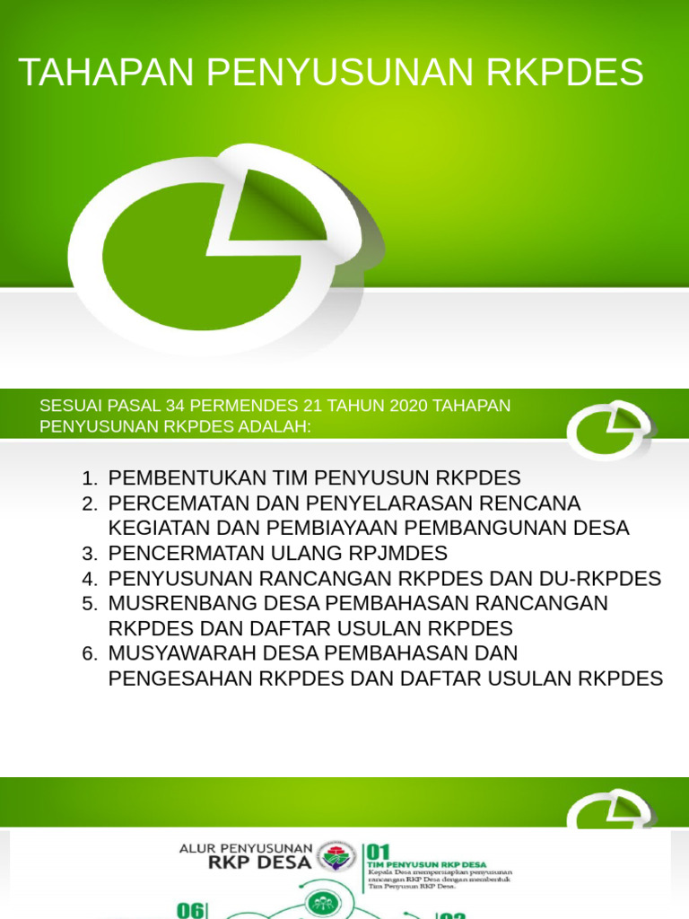 Tahapan Penyusunan Rkpdes | PDF