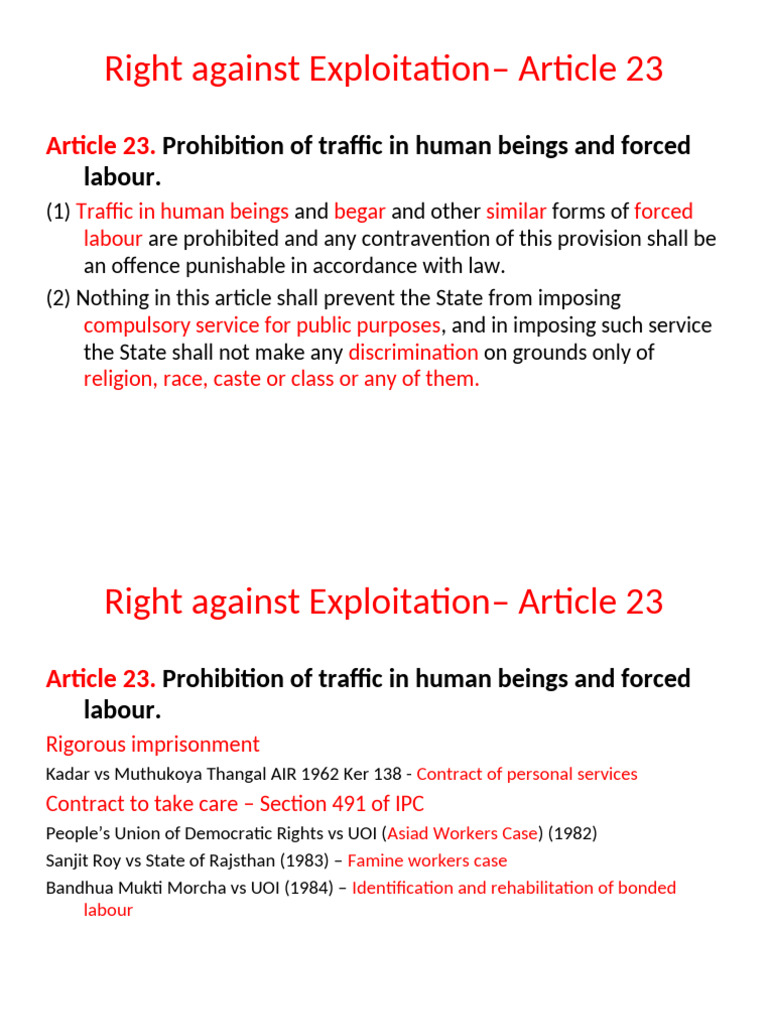Article 23,24 | PDF