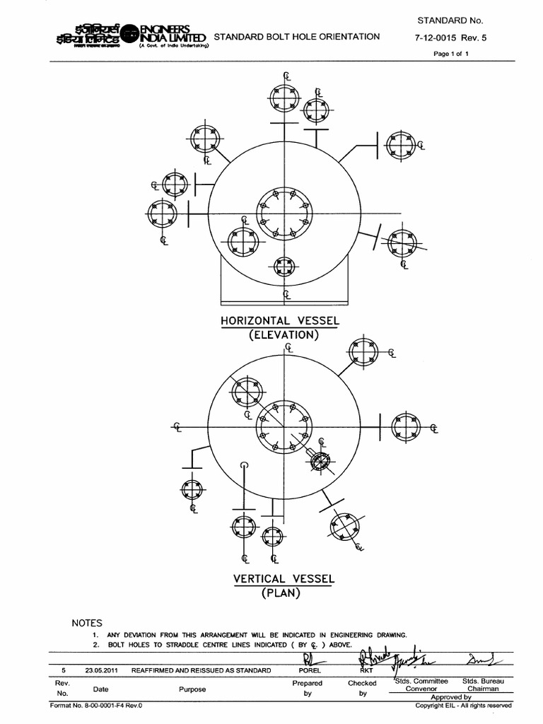 7-12-0015 Rev5 - Standard Bolt Hole Orientation | PDF