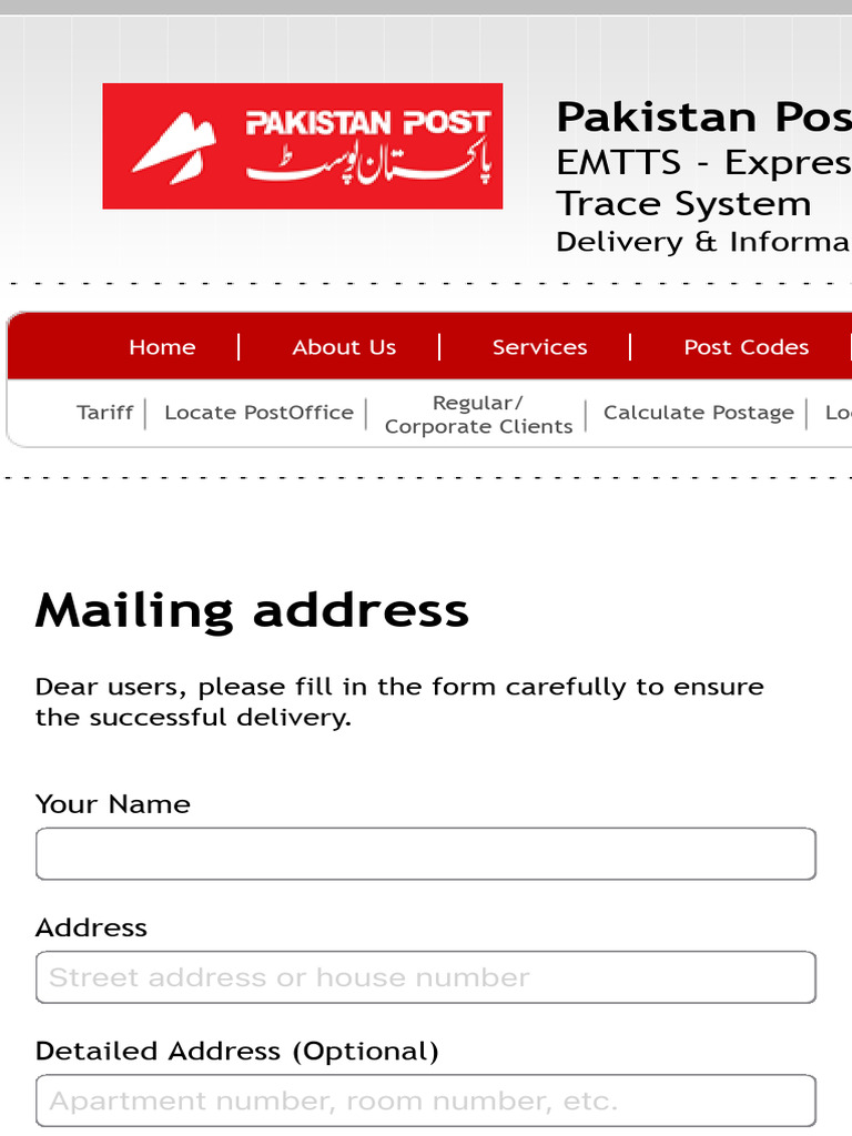 Pakistan Post Office | PDF