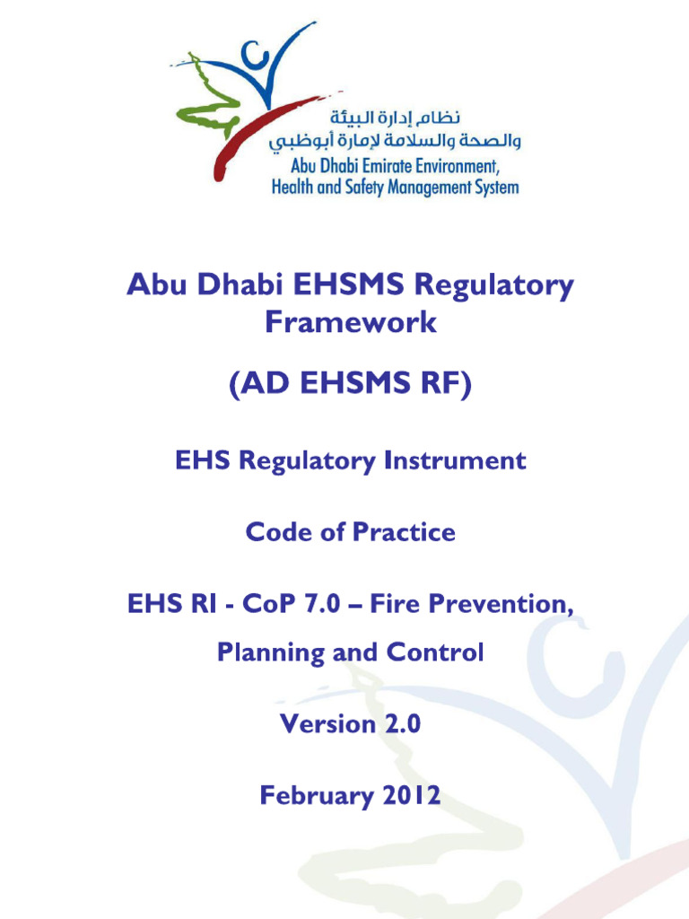 Ehs Ri Cop 7 0 Fire Prevention Planning And Control Pdf