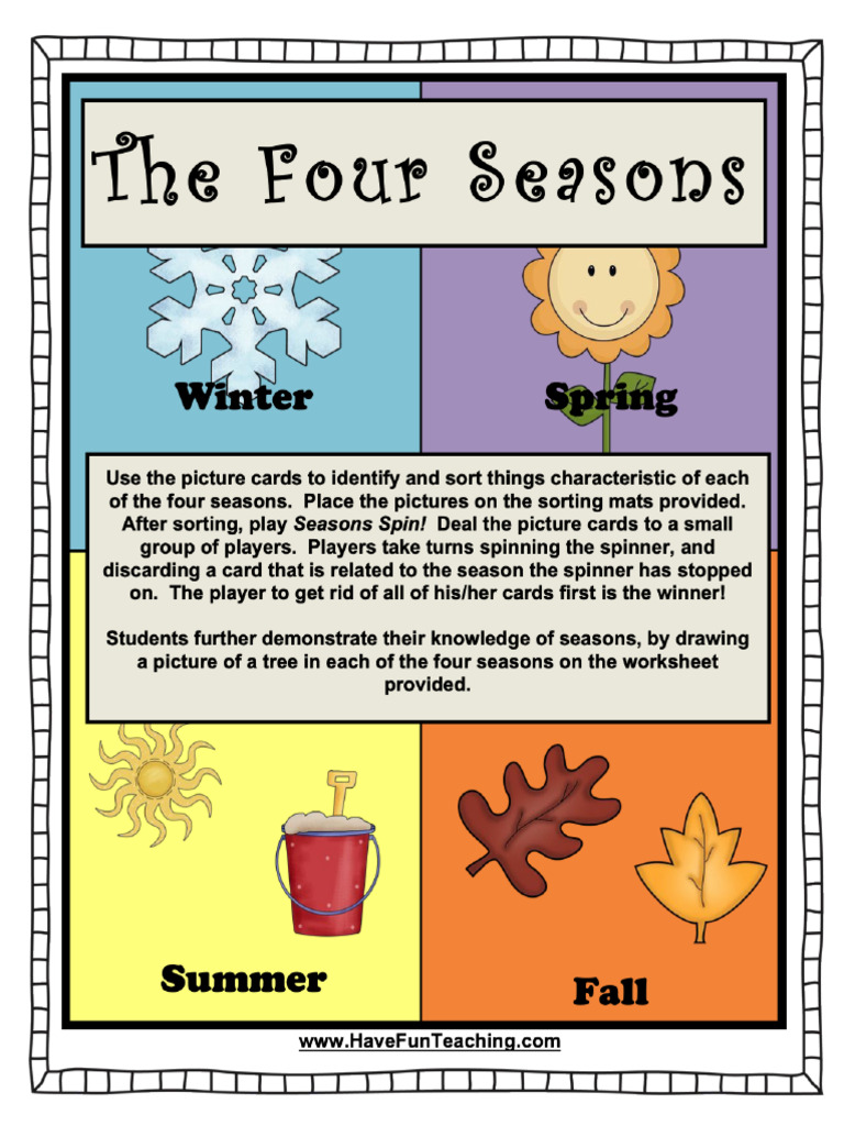 four-seasons-activity | PDF