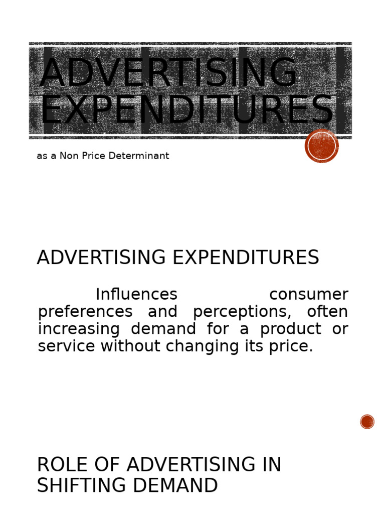 Advertising Expenditures | PDF