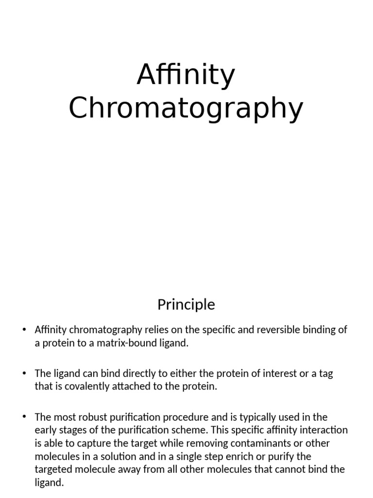 10-03-2024 25 Affinity Chromatography | PDF