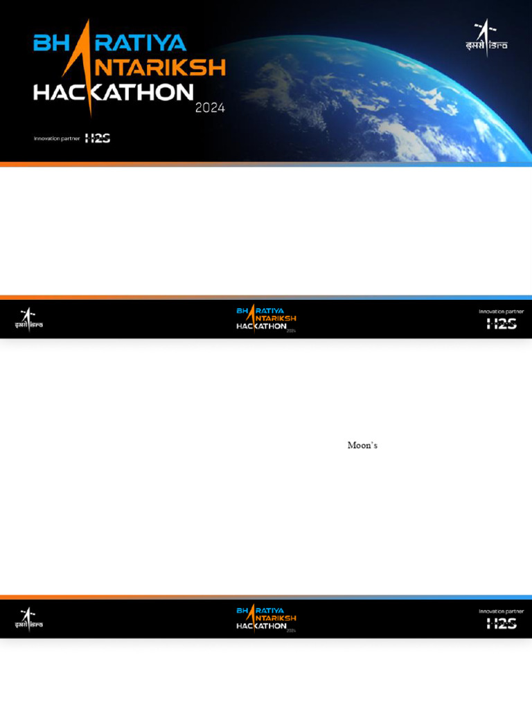 (ISRO) Bharatiya Antariksh Hackathon 24 | PDF