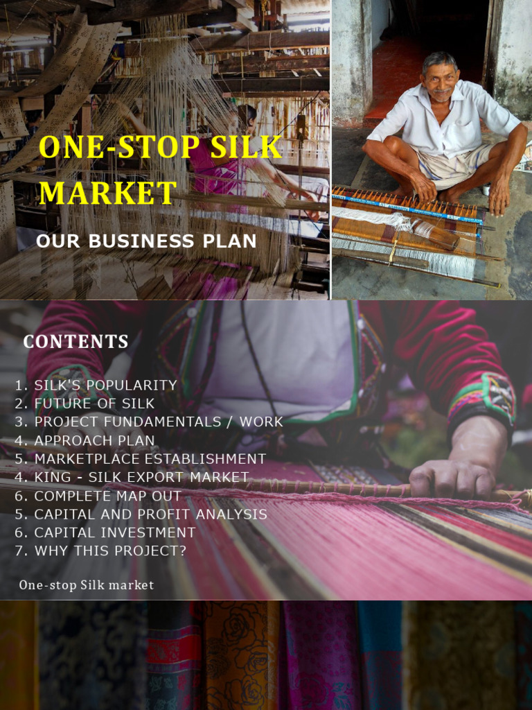 One-Stop Silk Market: Our Business Plan | PDF | Silk | Technology ...