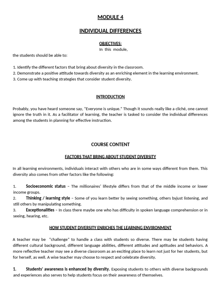 MODULE 4 and 5 Facilitating | PDF | Learning | Thought