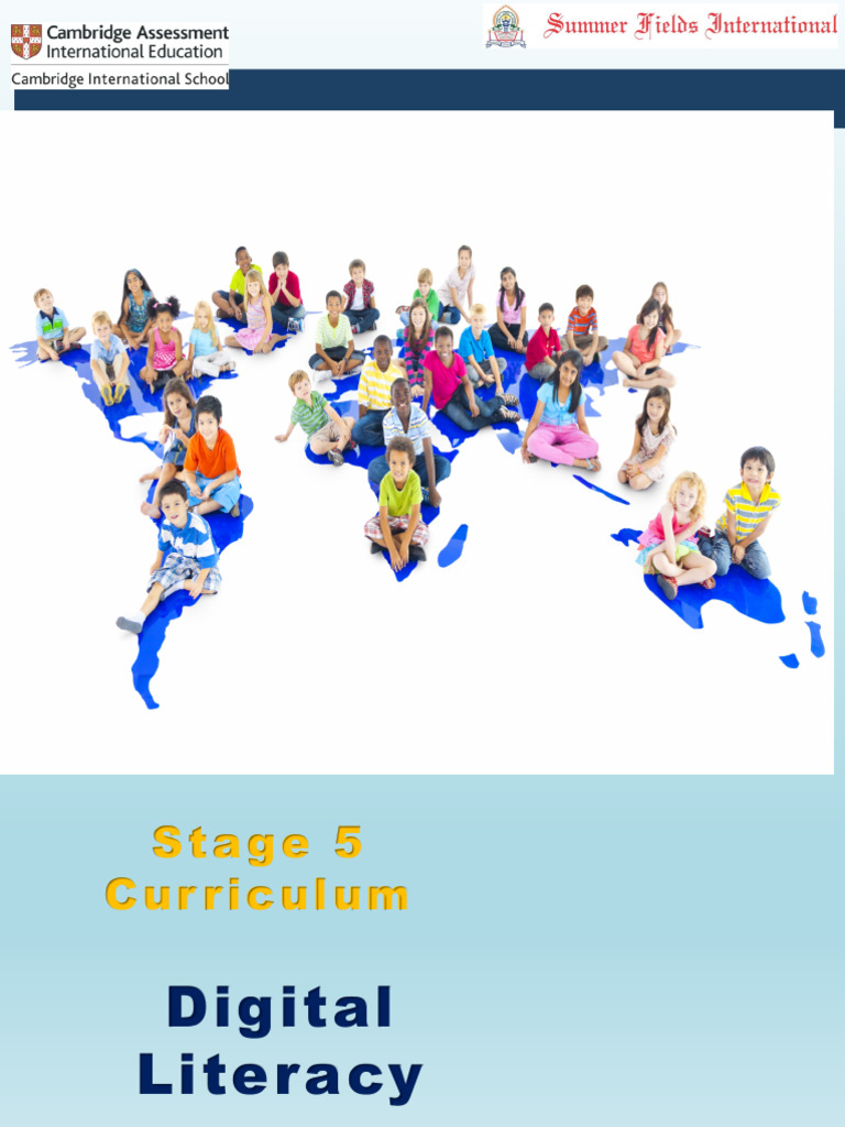 Stage 5 Digital Literacy 20232024 | PDF