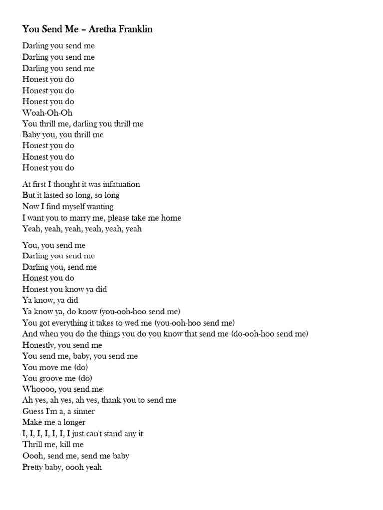You Send Me (1968) | PDF