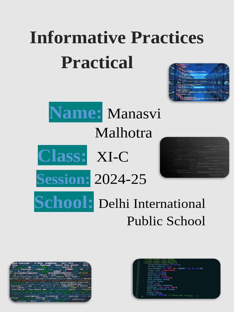 Informative Practices | PDF