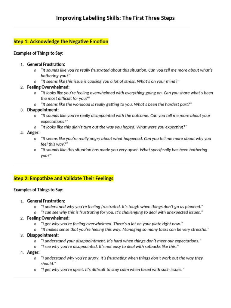Improving Labelling Skills | PDF