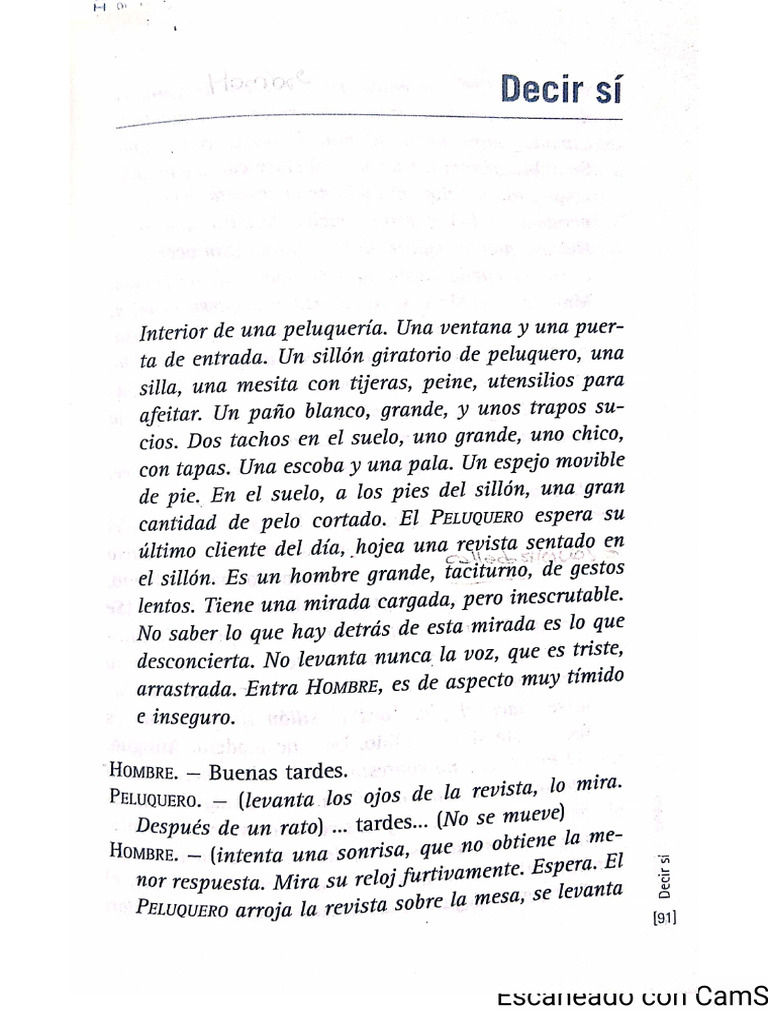 Decir Sí. Griselda Gambaro | PDF