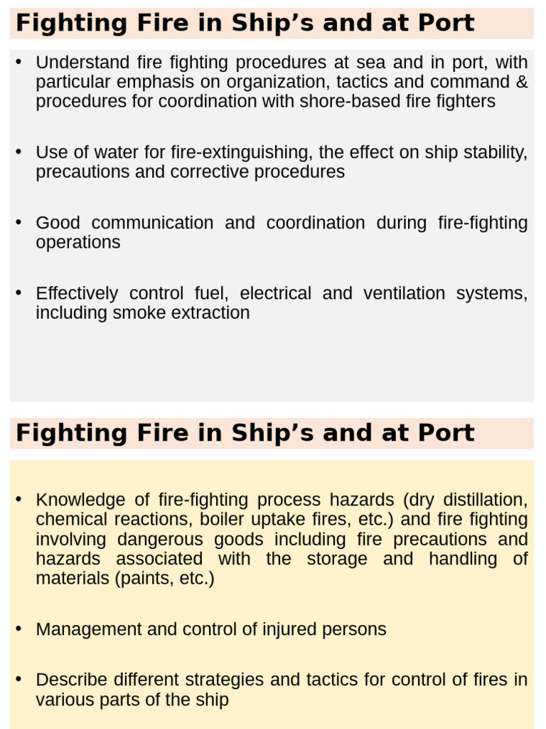 Firefighting On Oil Tankers and Dangerous Cargo | PDF