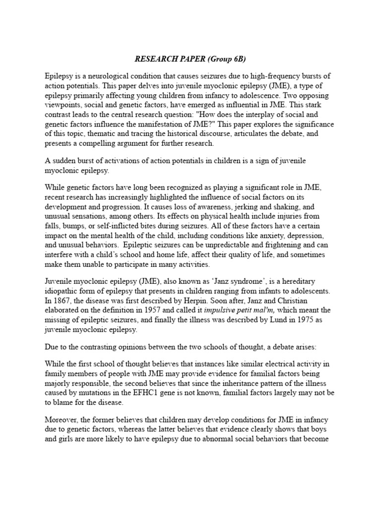 RESEARCH PAPER | PDF