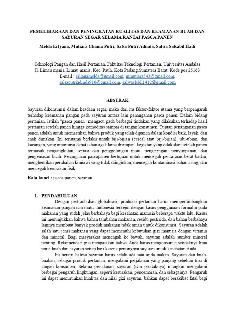 Jurnal Artikel - Kelompok 1 - Kelas C - TPHP | PDF