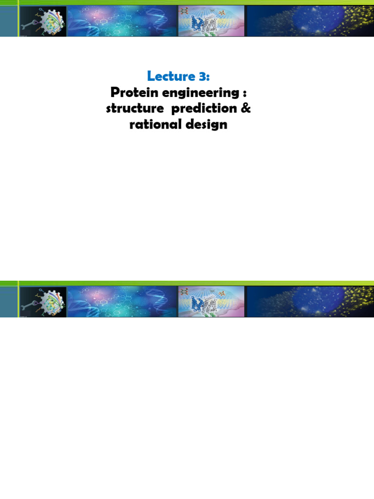 Protein Engineering: Structure Prediction & Design | PDF | Protein ...