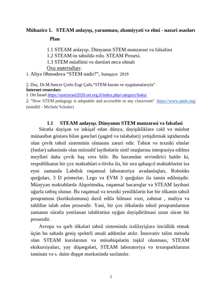 Mühazirə Steam | PDF