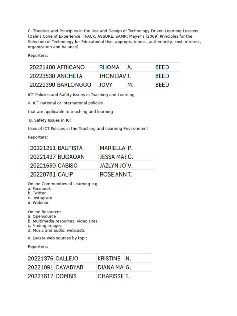 E071 TTL For Elem | PDF