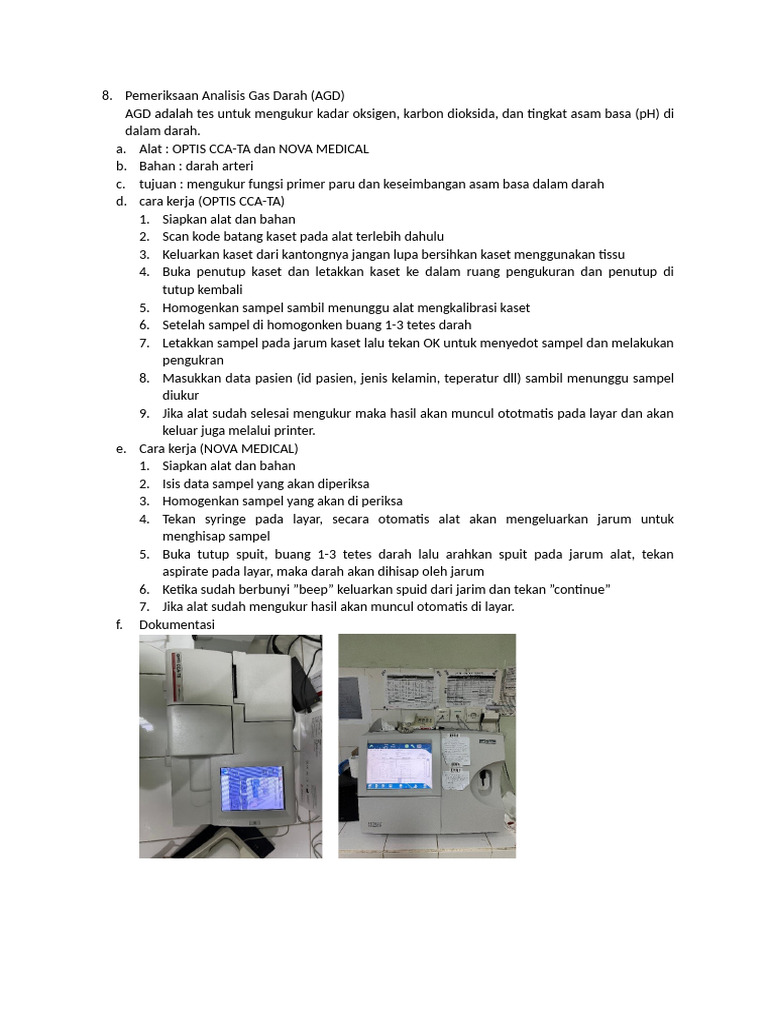 Analisa Gas Darah | PDF