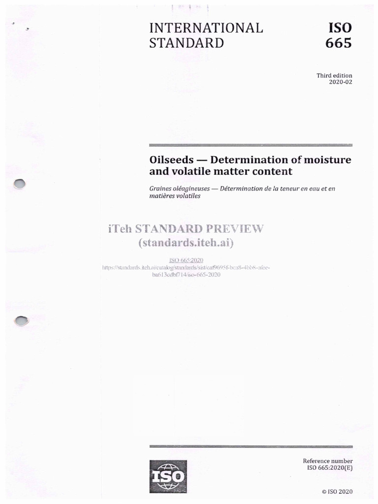ISO 665 RRR | PDF