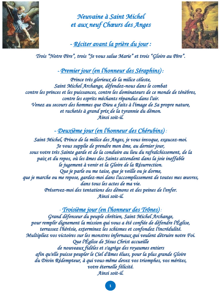 Neuvaine-a-Saint-Michel (1) | PDF