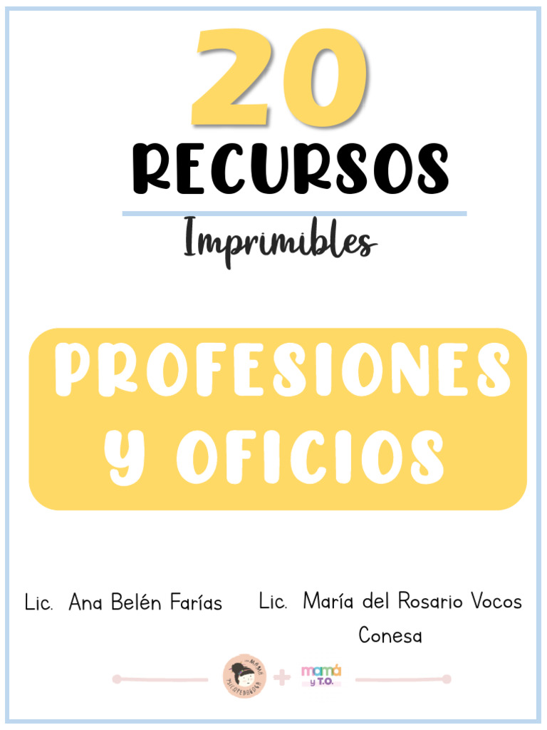 20 de Profesiones y Oficios | PDF