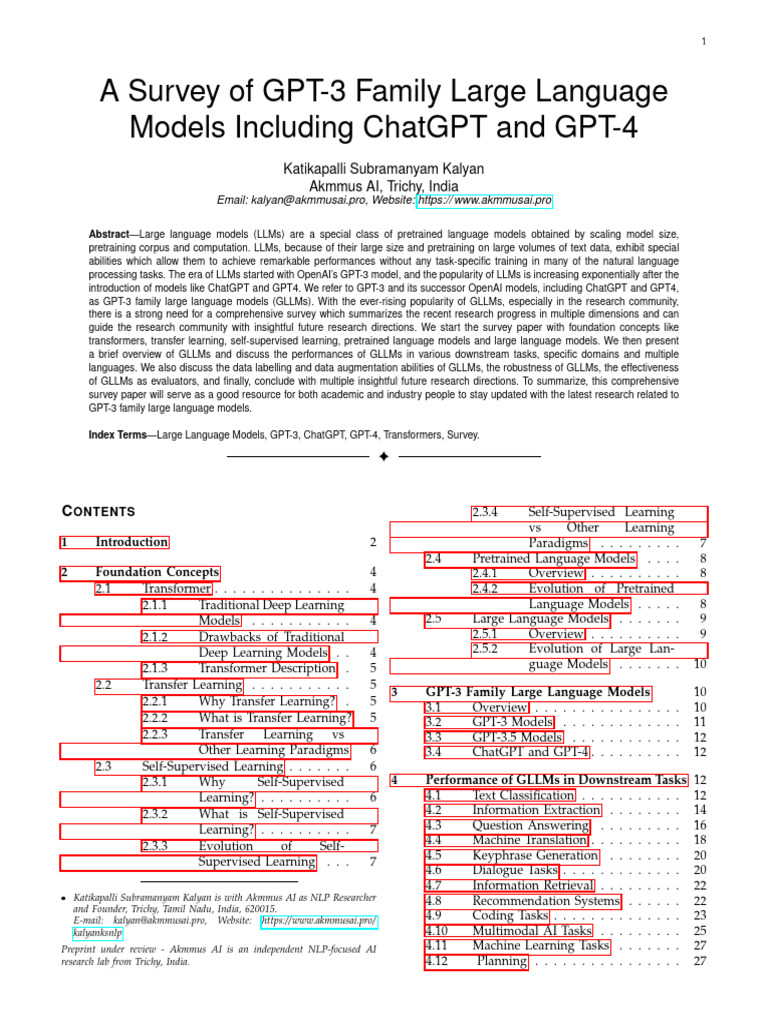 A Survey of GPT-3 Family Large Language Models Including ChatGPT and ...