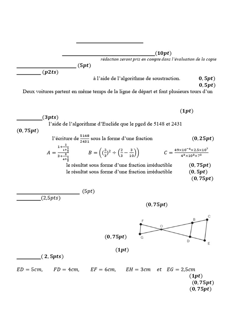 3e s1 Epreuve 3e Seq 1 | PDF