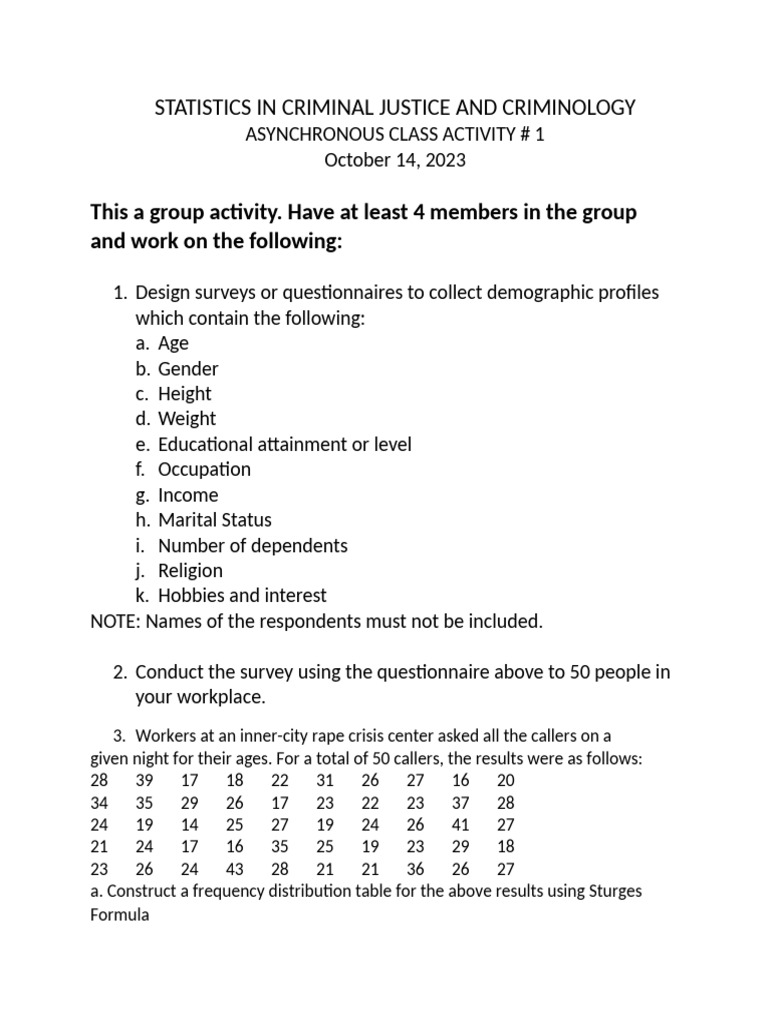 Asynchronous Activity # 1 | PDF