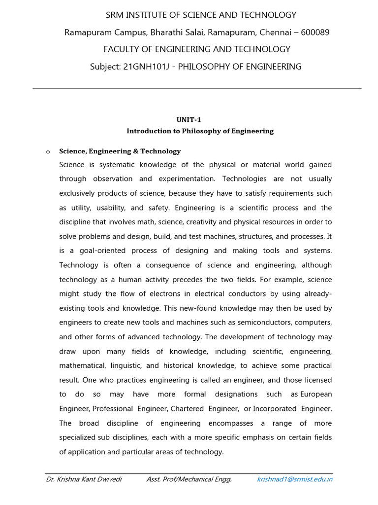 Poe Unit-I PDF | PDF