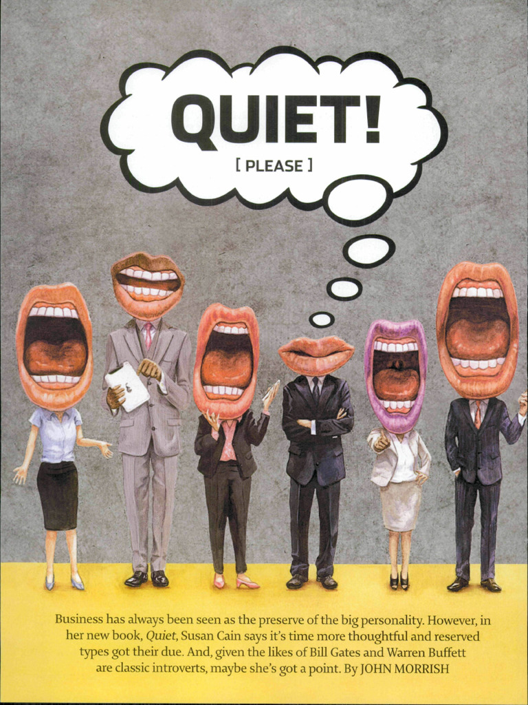 Quiet Please -Personality Ob | PDF
