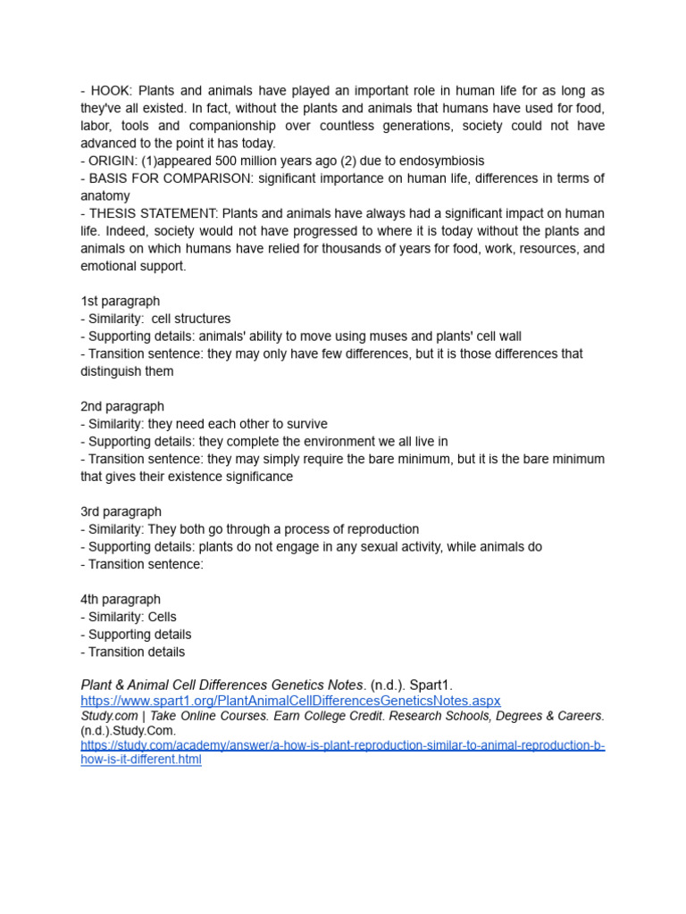 Plants Vs Animals (Soft Deadline) | PDF