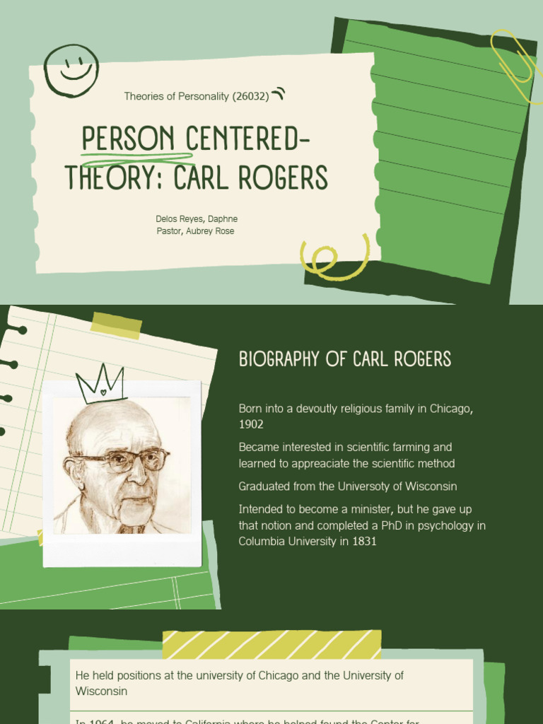 Carl Rogers Person-Centered Theory | PDF