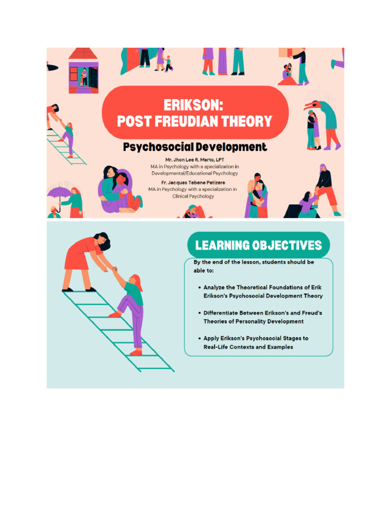 Erik Erikson - Psychosocial Development | PDF