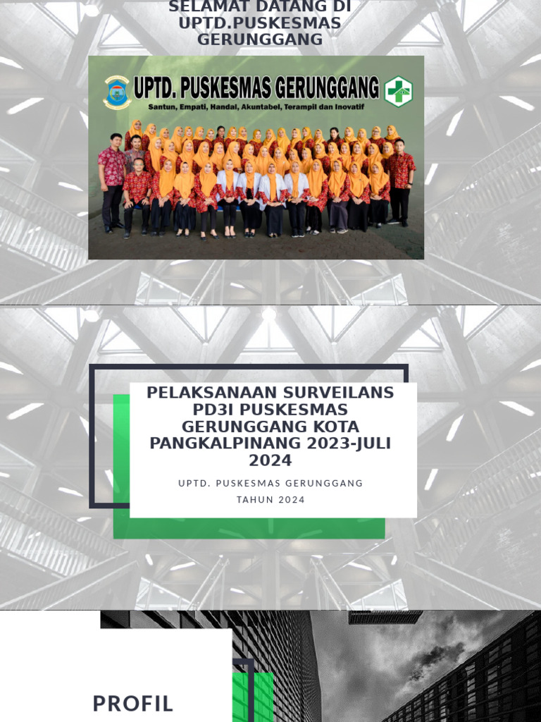 Paparan PKL Pelatihan Surv Pd3i - PKM Gerunggang | PDF