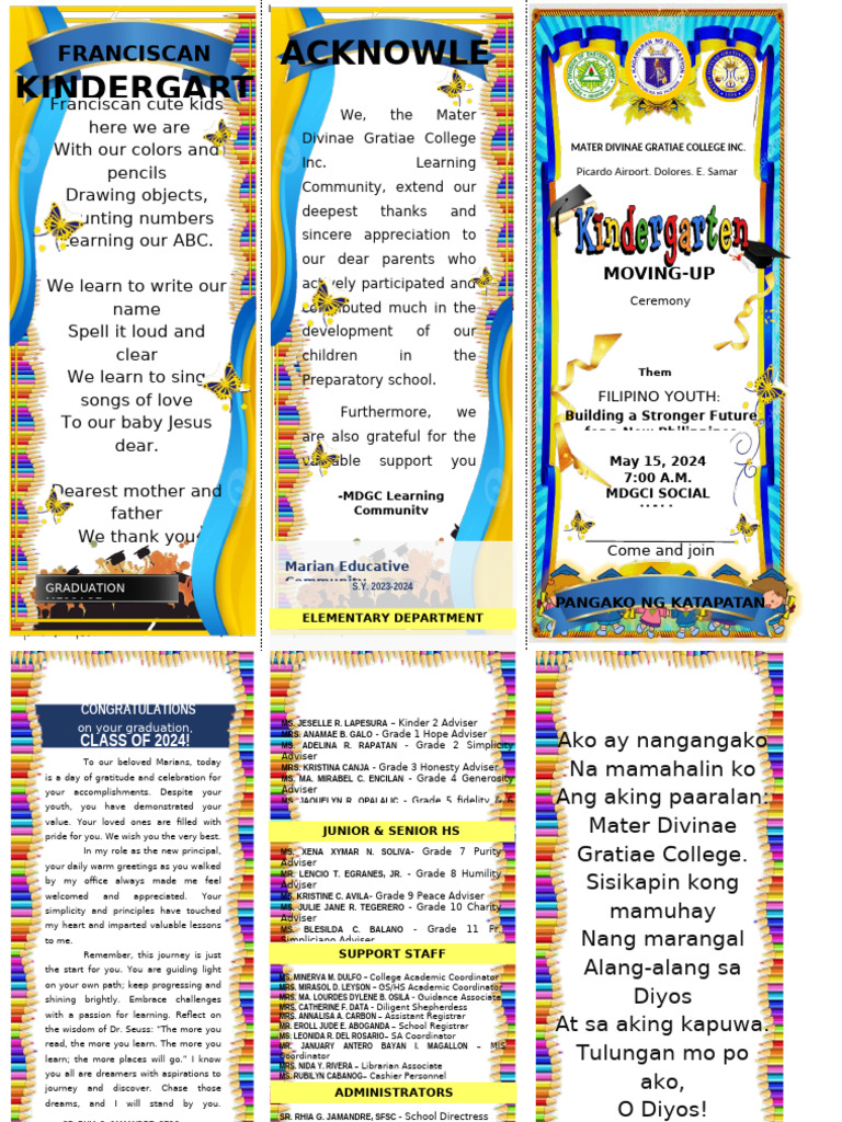 kinder program final | PDF