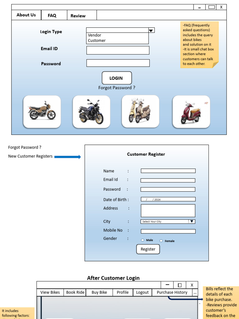 BikeShowroom - Design Microproject | PDF | Computing