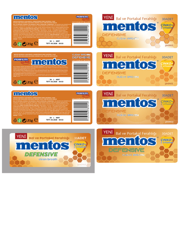 Mentos Ambalajı | PDF