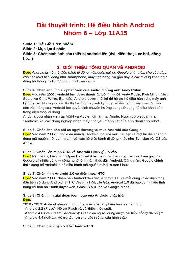 Nhom6 Androidh | PDF