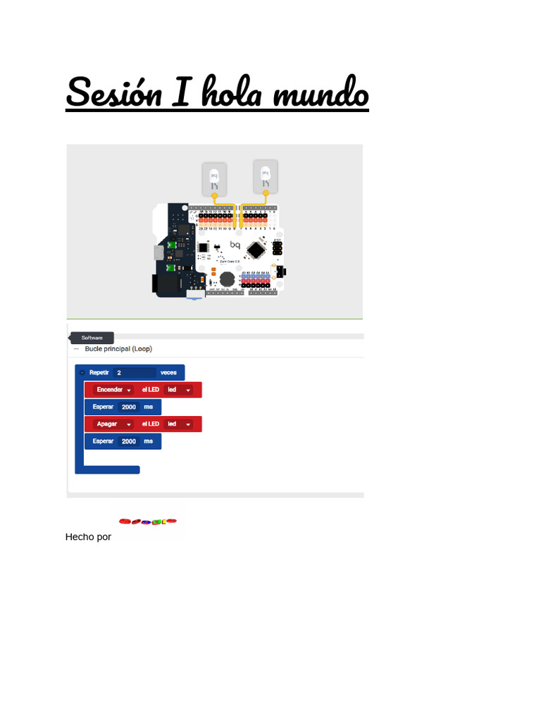 Sesion I Hola Mundo Pantallazos | PDF
