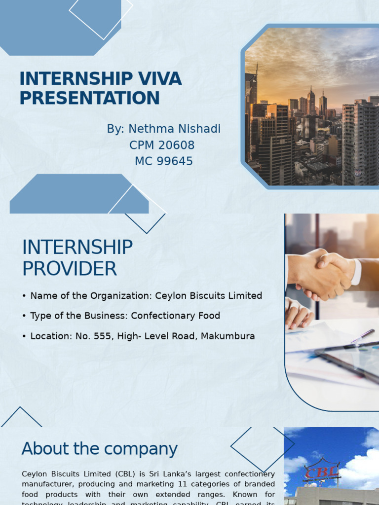 Internship VIVA (1) | PDF